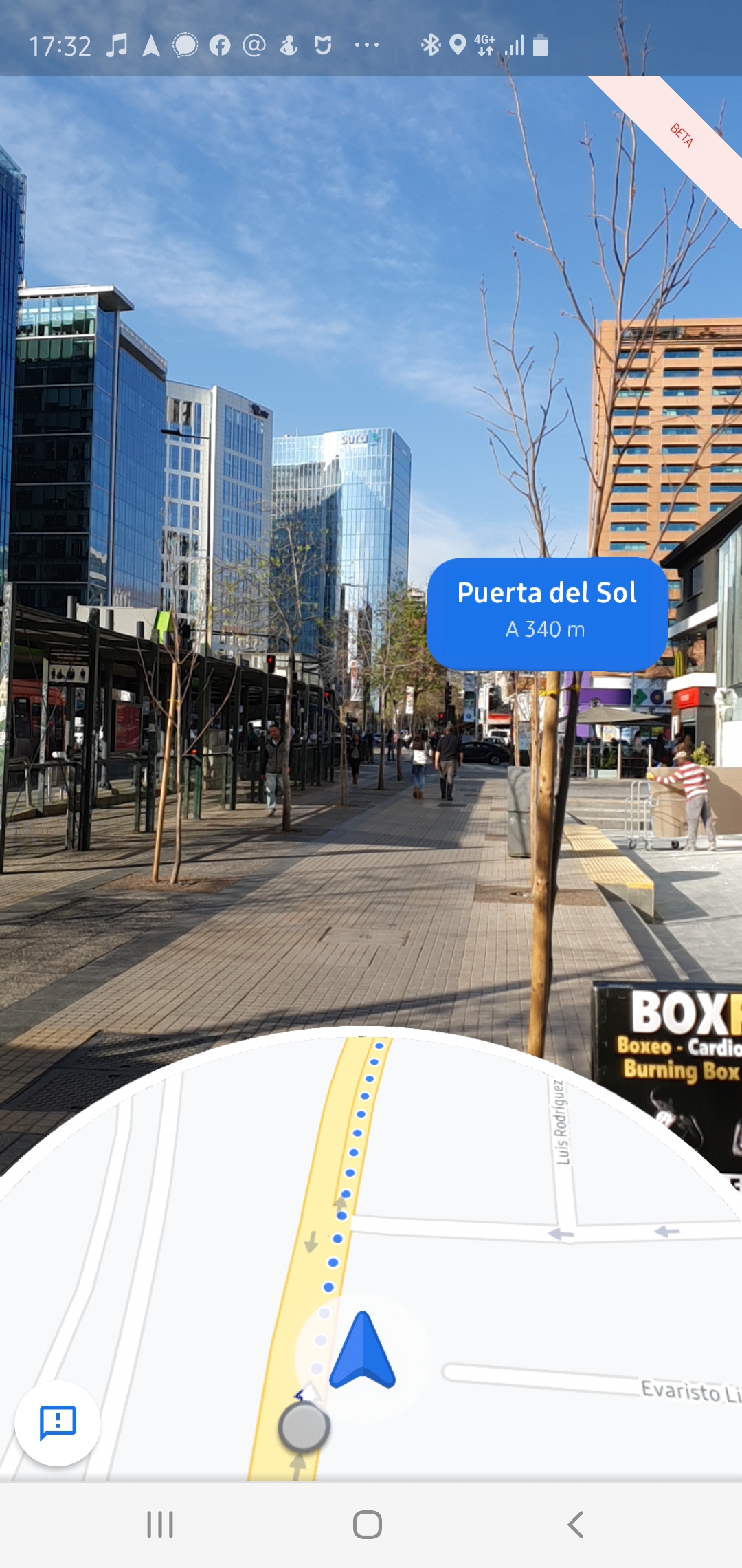 Así funciona Live View de Google Maps en Chile