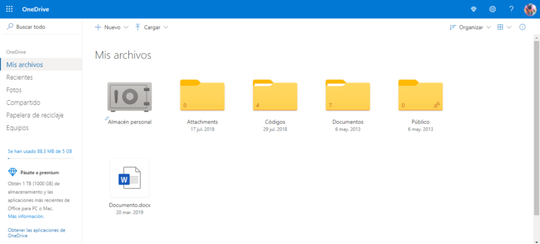Cómo usar OneDrive, la nube de Microsoft