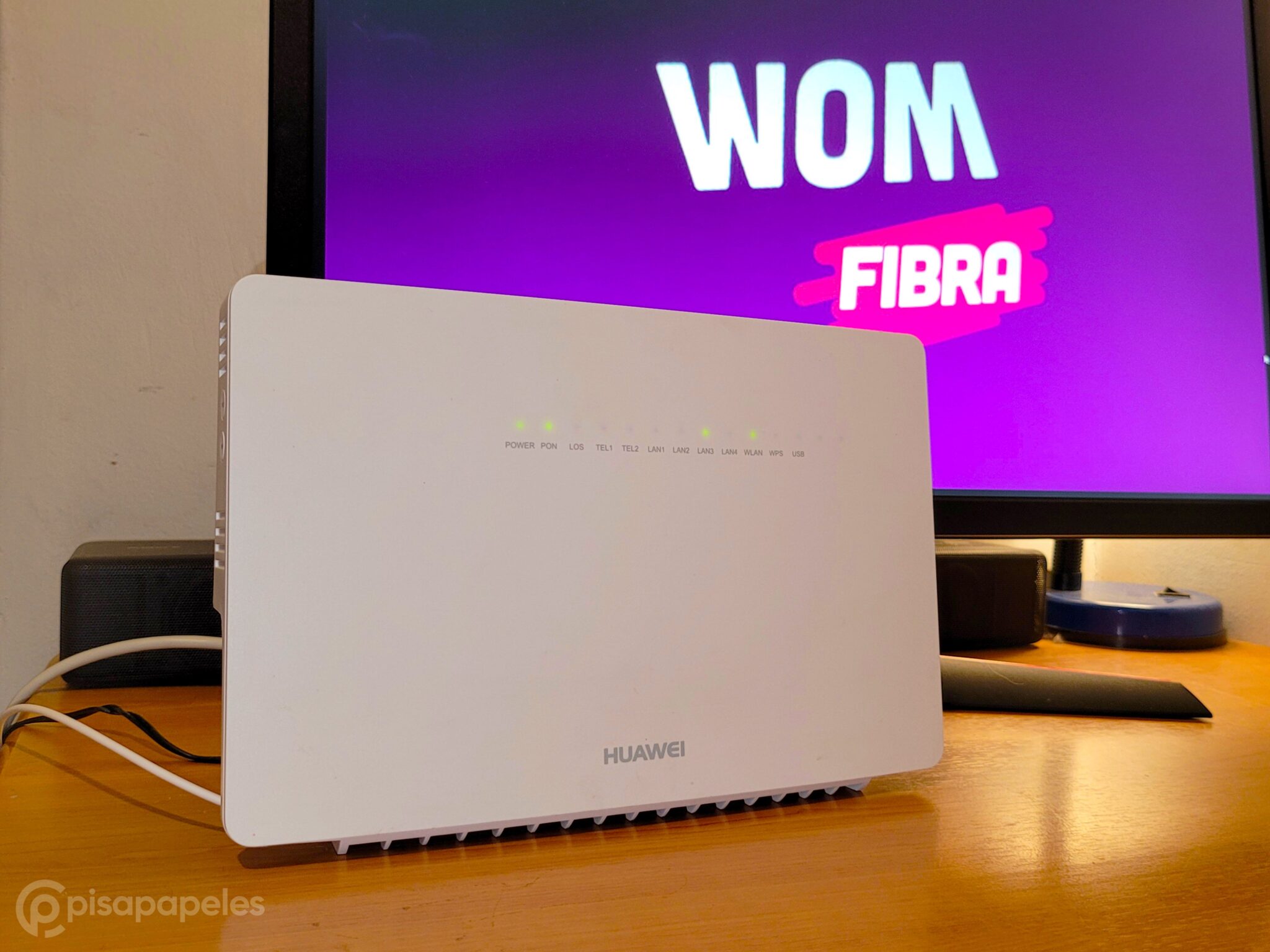 Review Fibra óptica hogar de WOM