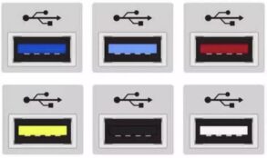 ¿Qué significan los diferentes colores que hay en los conectores de los ...