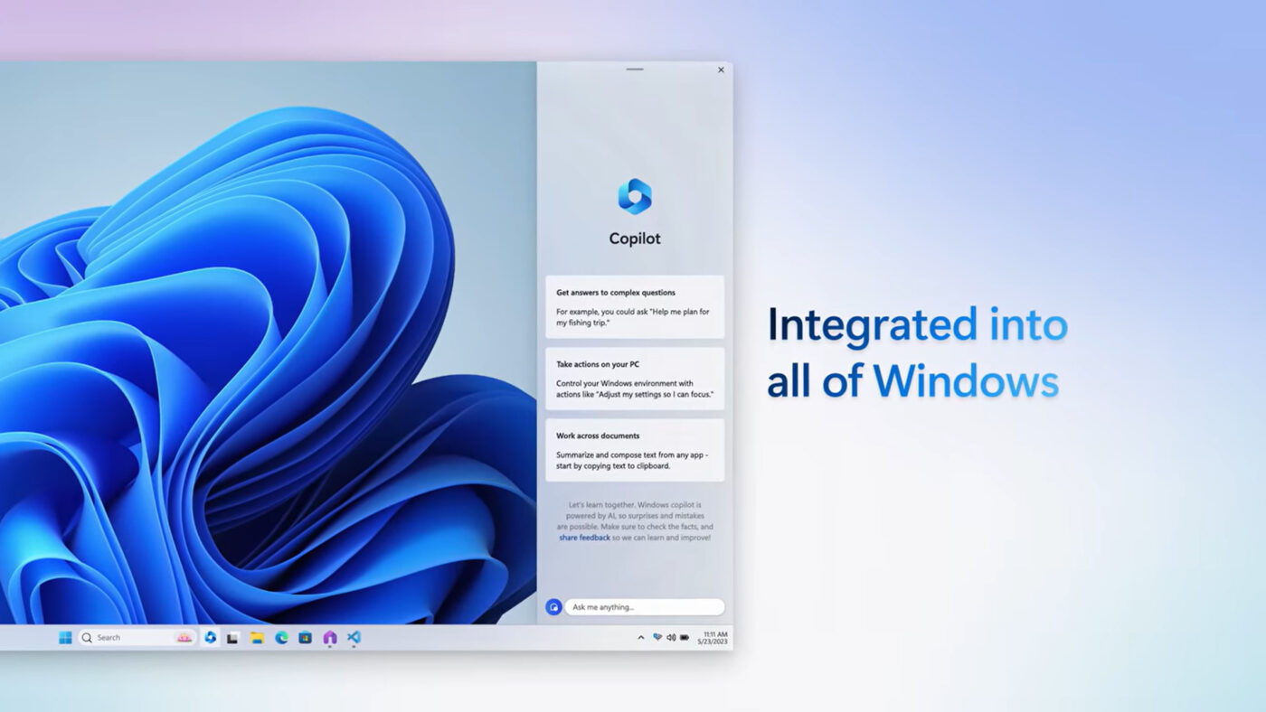 Windows Copilot llega como el complemento ideal en Windows 11 #MSBuild