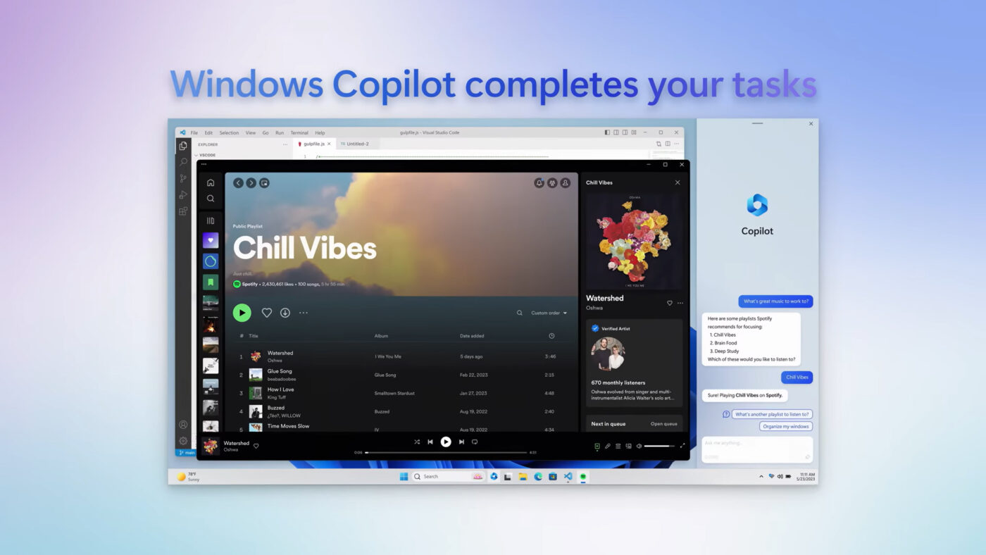 Windows Copilot llega como el complemento ideal en Windows 11 #MSBuild