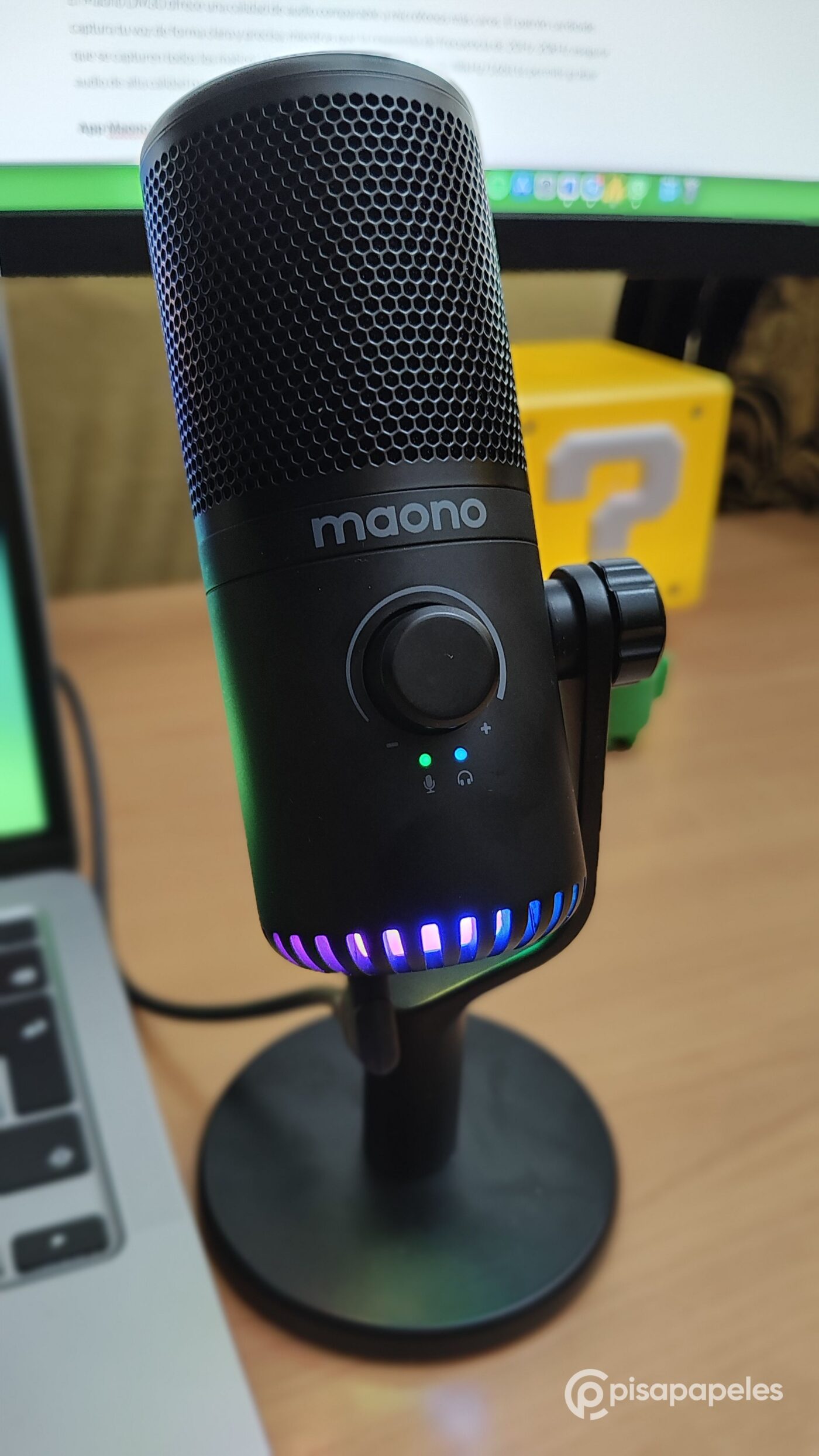 Review micrófono Maono DM30 RGB